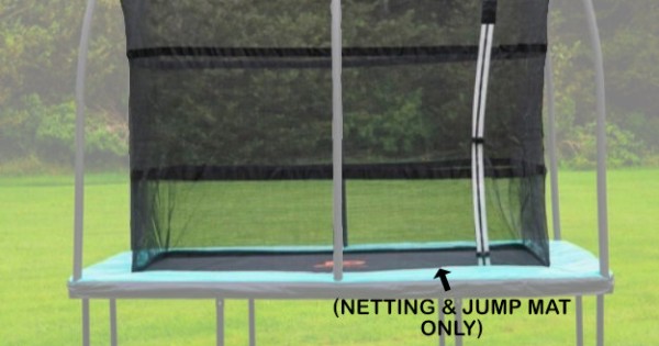 10ft x 7.5ft Jump Power Mat with Enclosure Netting