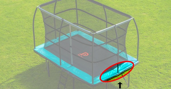 12x8FT Jump Power Long Side Frame Tube (With 8 holes)