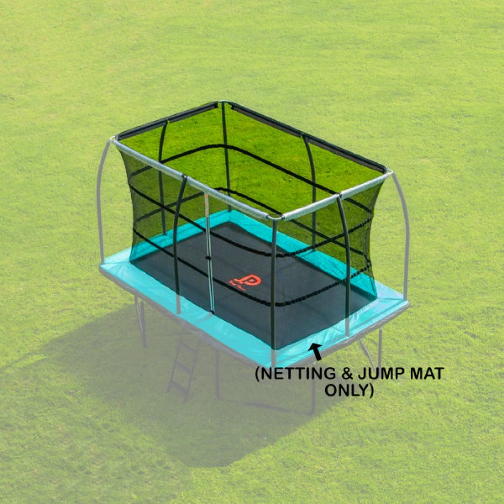 12 ft x 8 ft Jump Power Mat with Enclosure Netting