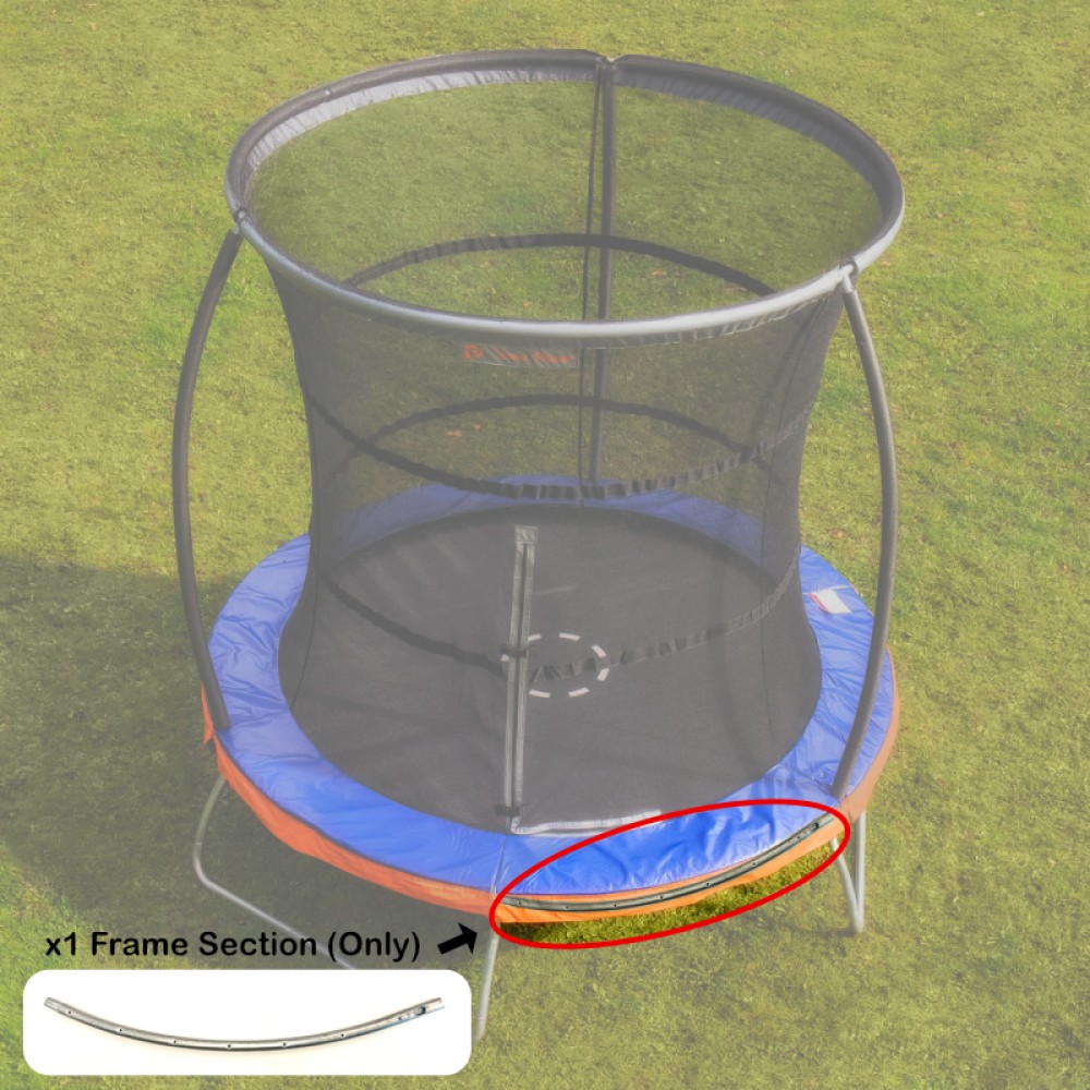 Curved top frame section for 8ft Jump Power Trampoline.