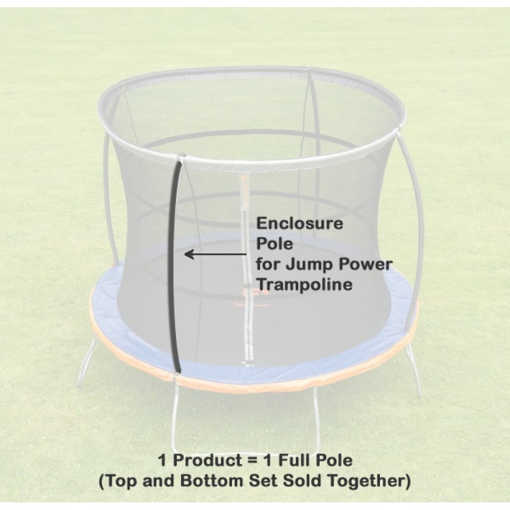 Jump Power Trampoline Enclosure Pole for 8 foot 10 foot 12 foot 13 foot ...